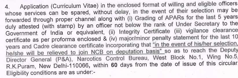 NCB SI & Inspector Recruitment 2025 - 123 Vacancies