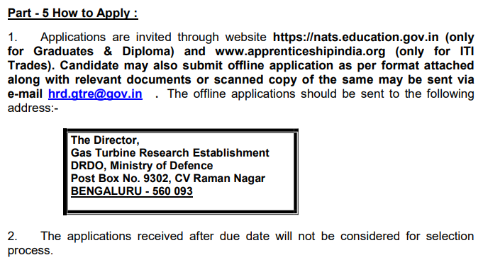 DRDO GTRE Apprentice Recruitment 2025 - 150 Vacancies